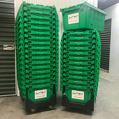 Plastic Moving Totes St. Petersburg FL | Smart Move™ Moving